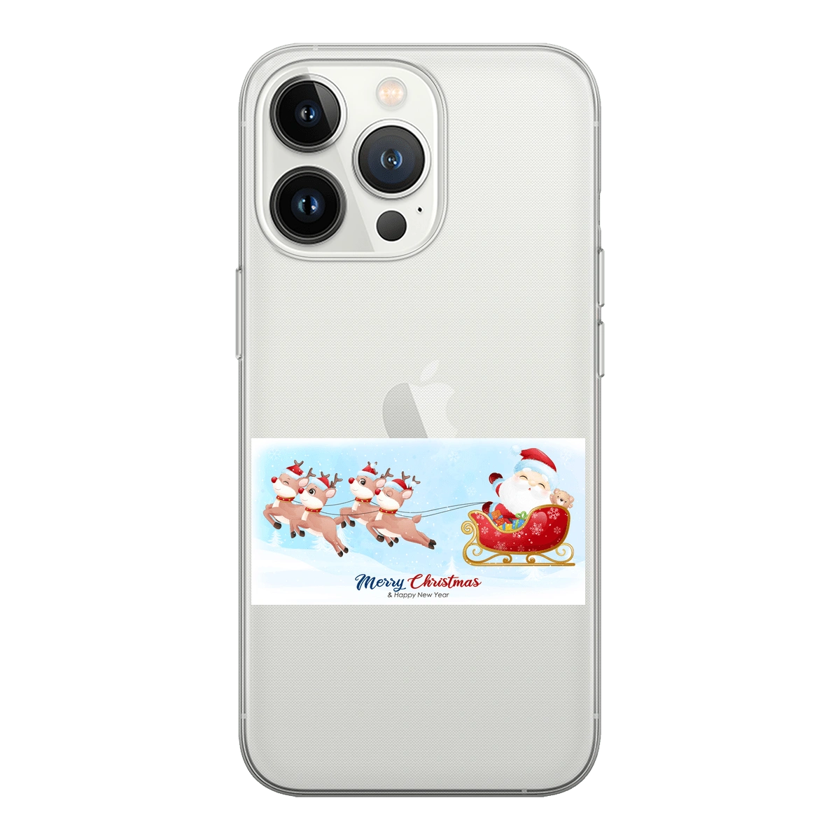 Чохол для телефону Apple iPhone 14 Pro прозорого кольору з принтом ...